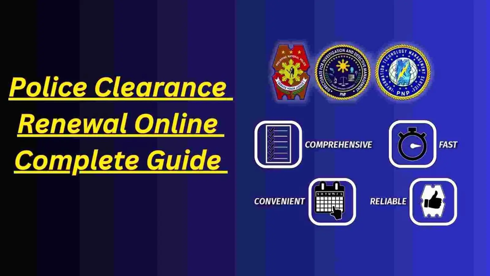 Police Clearance Renewal Online in the Philippines 2025