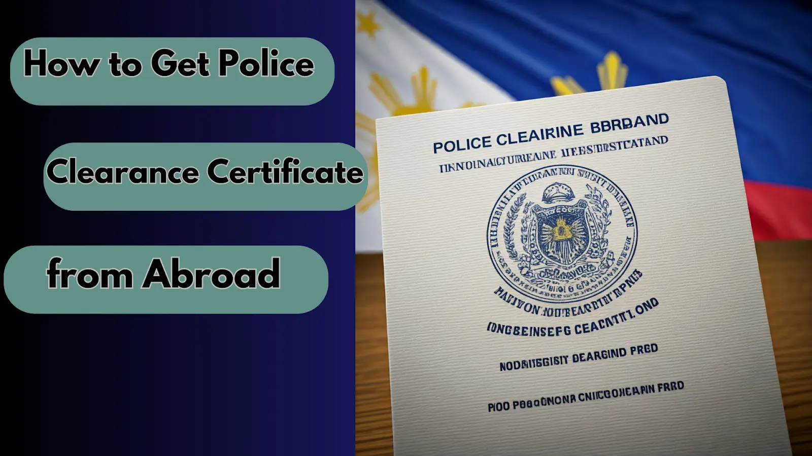 How to Get a Police Clearance Certificate from Abroad - Police Clearance