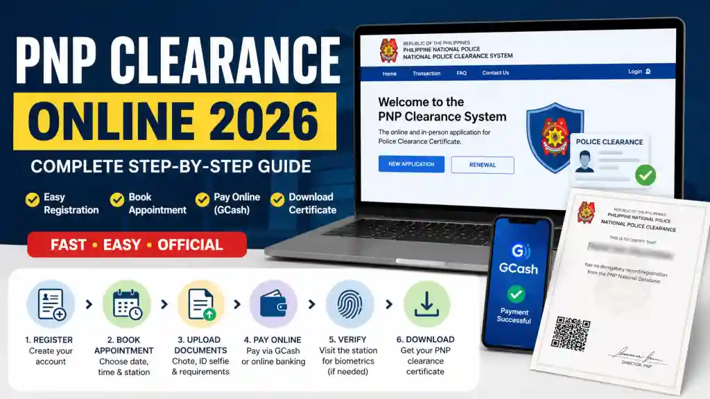 PNP Clearance 2026: Apply Online, Book Appointment
